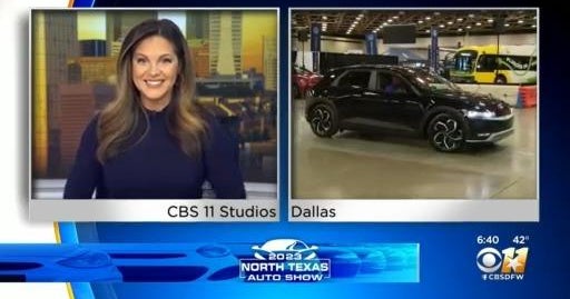 Keith Russell takes a test drive at the 2023 North Texas Auto Show ...