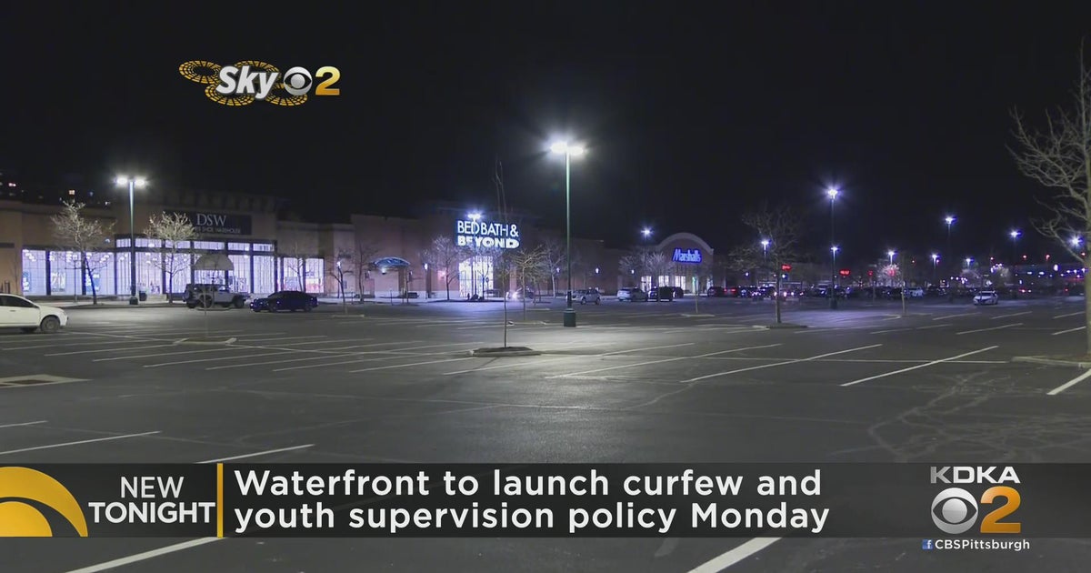 Waterfront to launch curfew and youth supervision policy - CBS Pittsburgh