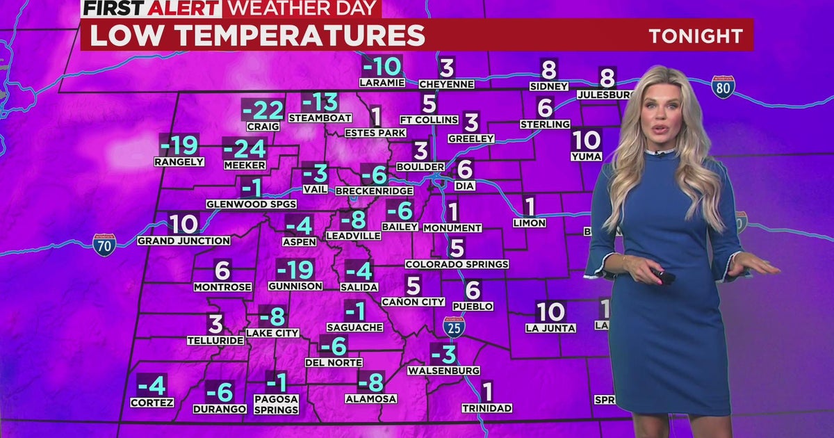 Snow Clearing For A Bitter Cold Morning - CBS Colorado