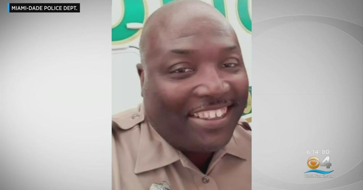 Section of Miami-Dade street named for fallen police officer - CBS Miami