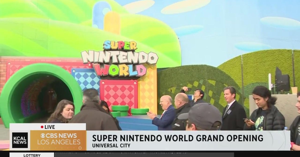 Super Nintendo World's grand opening at Universal Studios - CBS Los Angeles