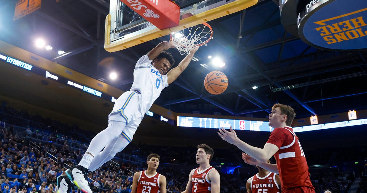 No. 4 UCLA rallies to beat Stanford 73-64 behind Jaquez - CBS Los Angeles