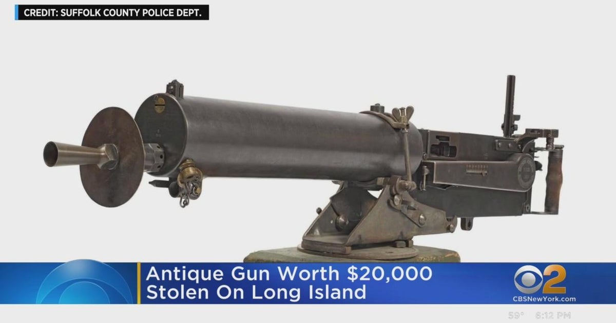 Antique gun worth $20,000 stolen on Long Island - CBS New York