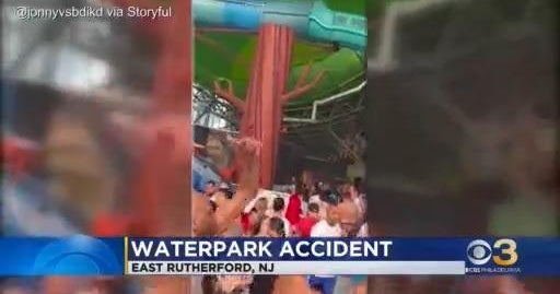 Waterpark accident in North Jersey leaves 4 injured - CBS Philadelphia