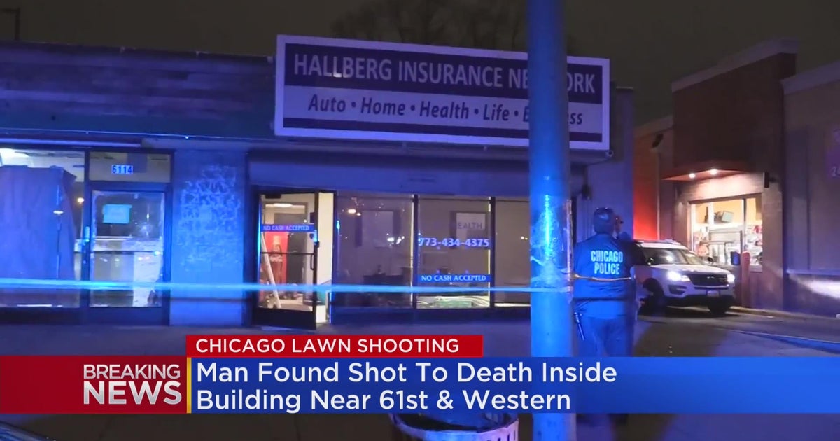 Investigation underway after man found shot, killed inside Chicago Lawn building - CBS Chicago