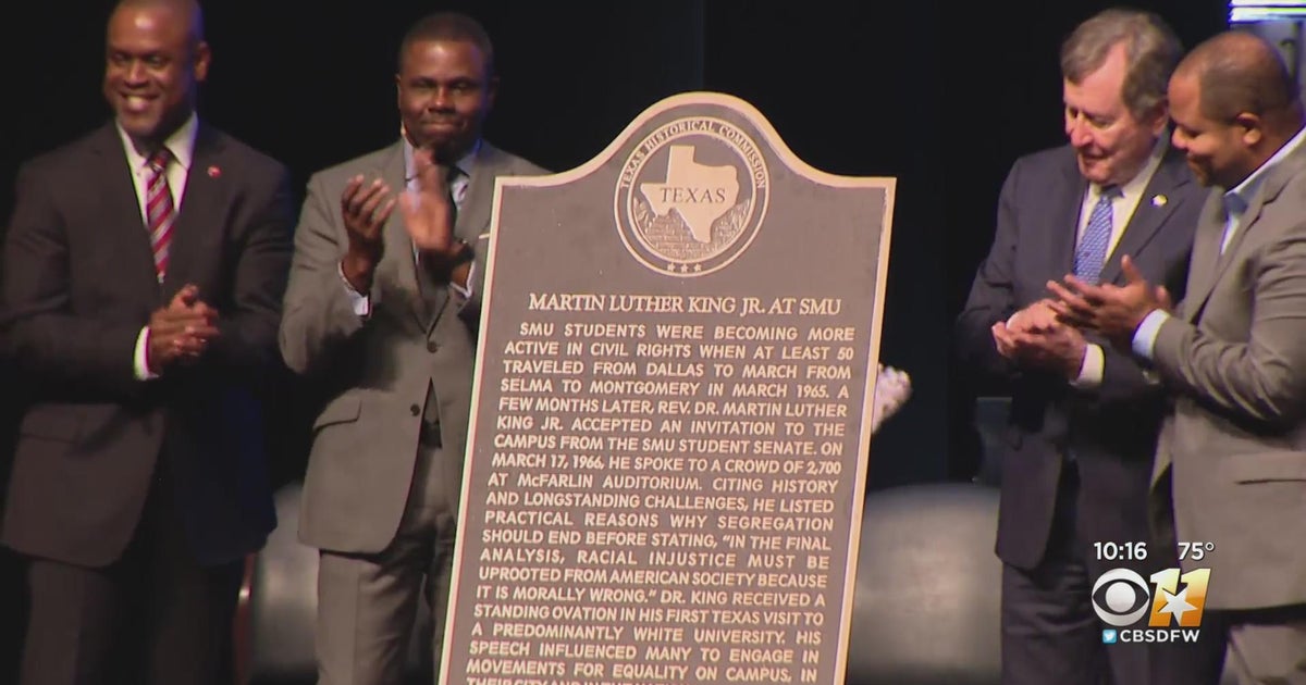 SMU's McFarlin Auditorium gets historical marker for MLK, Jr. speech ...