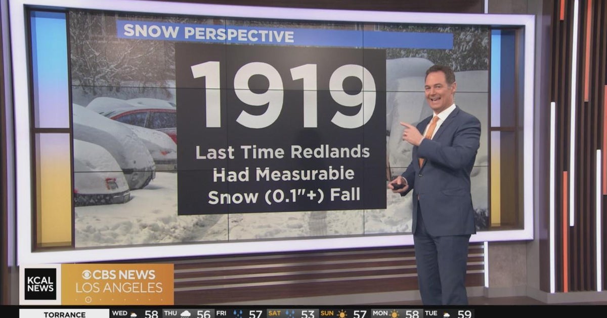 History of low snow levels in Southern California - CBS Los Angeles