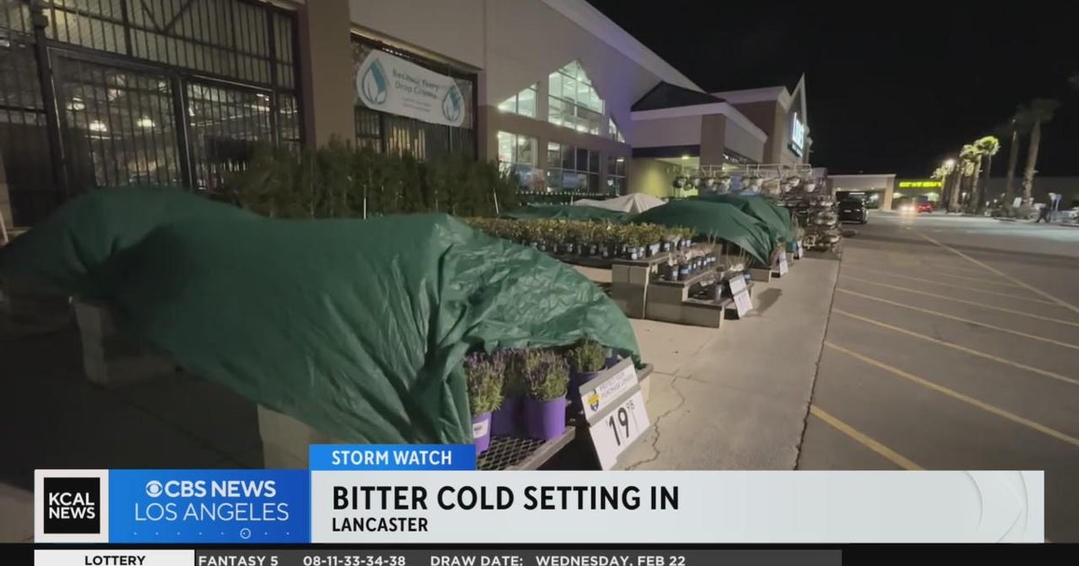 Bitter cold setting in across Antelope Valley and Lancaster - CBS Los ...