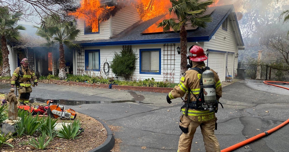 At least 1 dead in a Placer County home fire - CBS Sacramento