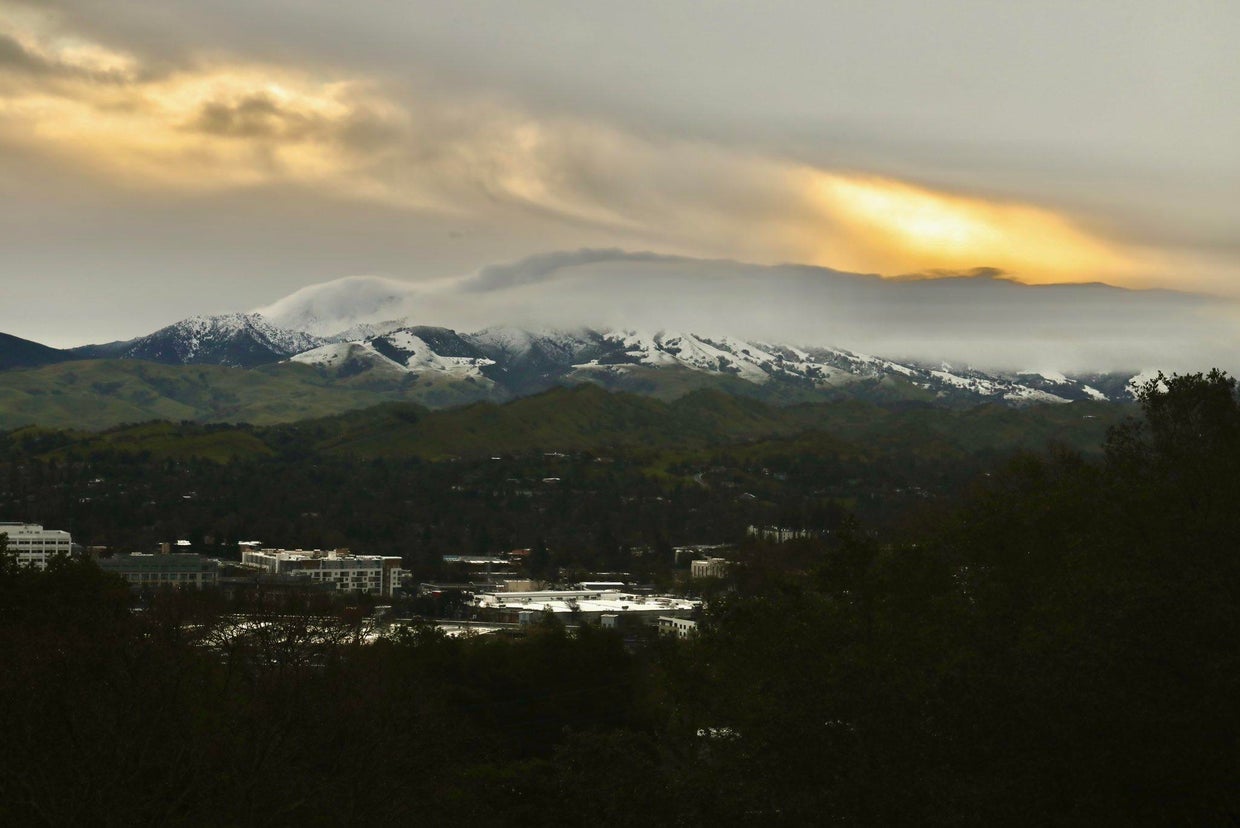 Photos: Rare winter storm delivers snow across the Bay Area
