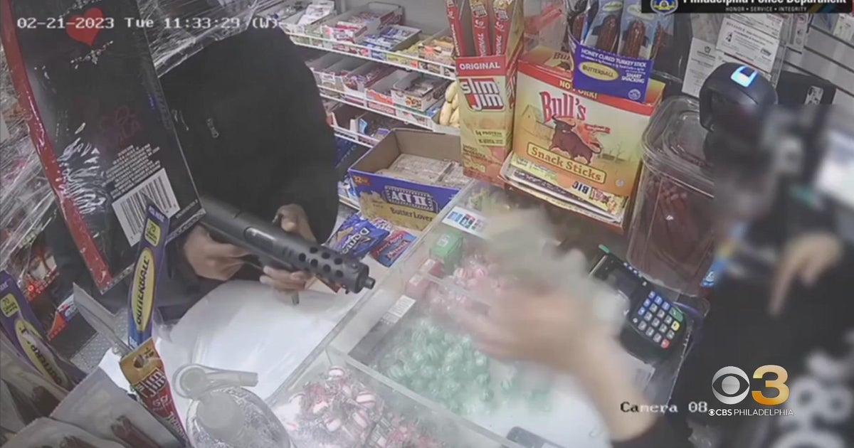 Video released of armed robbery in Belmont corner store - CBS Philadelphia