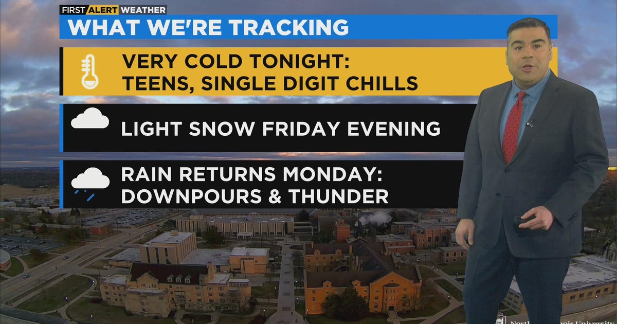 Chicago First Alert Weather: Very cold Thursday night - CBS Chicago