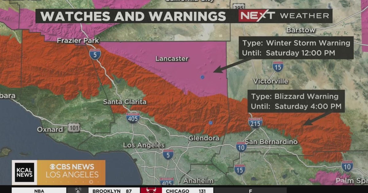 Alex Biston and Alissa Carlson's weather forecast (Feb. 25) - CBS Los ...