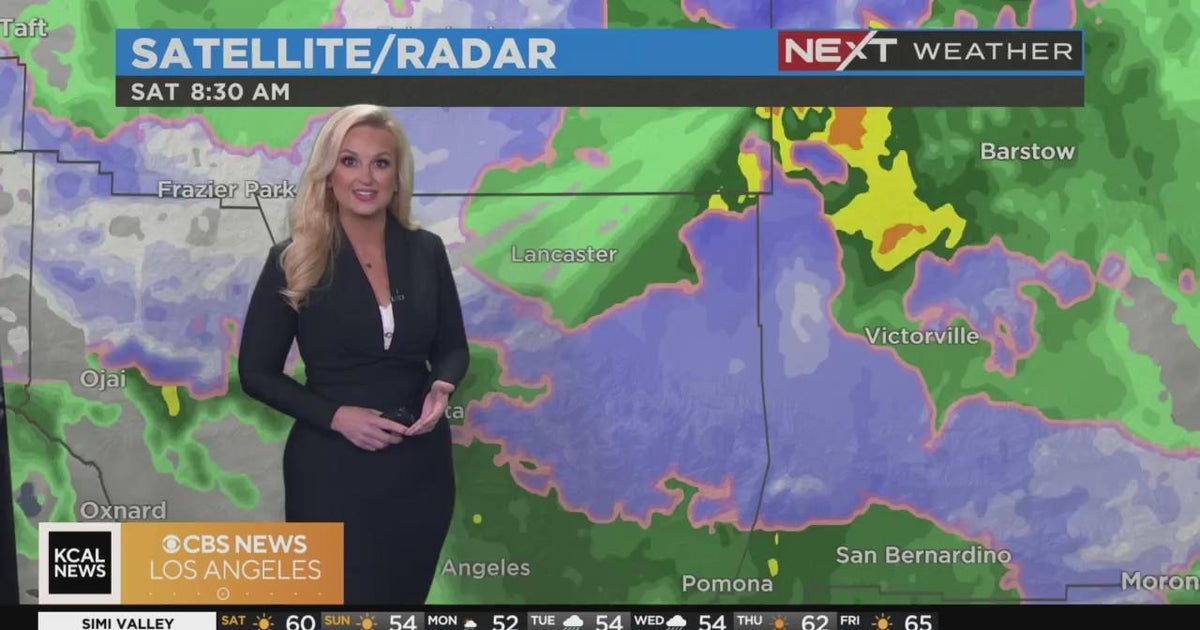 SoCal Winter Storm: Rain and snow showers continue - CBS Los Angeles