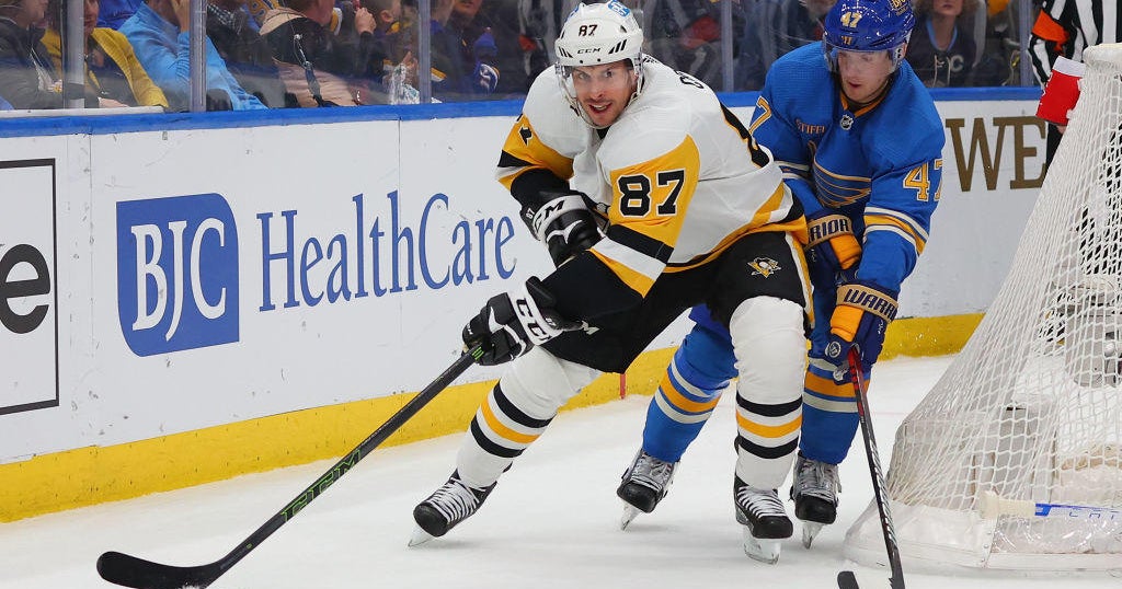 Rust's overtime goal lifts Penguins to 3-2 win over Blues - CBS Pittsburgh