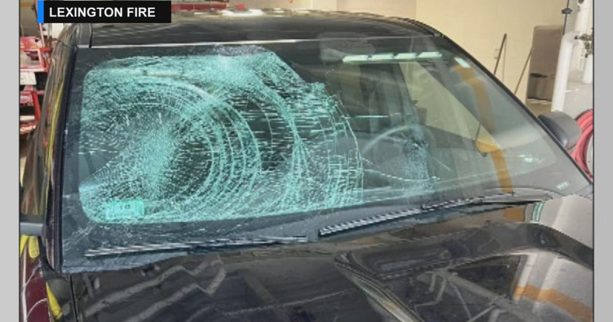 'Get this stuff off your car': Flying ice hits Lexington fire chief and ...