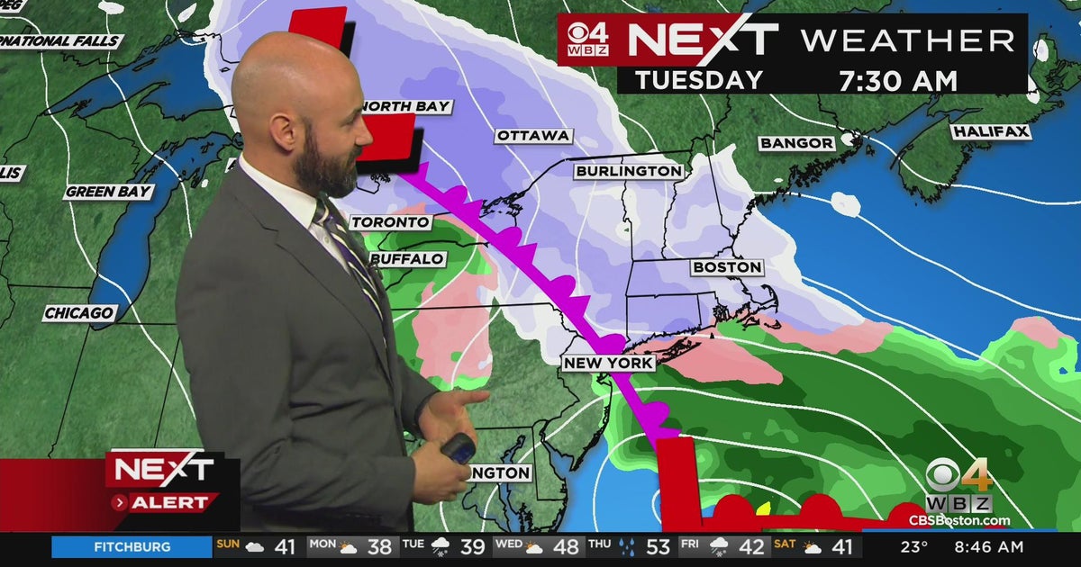 Next Weather: WBZ morning forecast for February 26 - CBS Boston