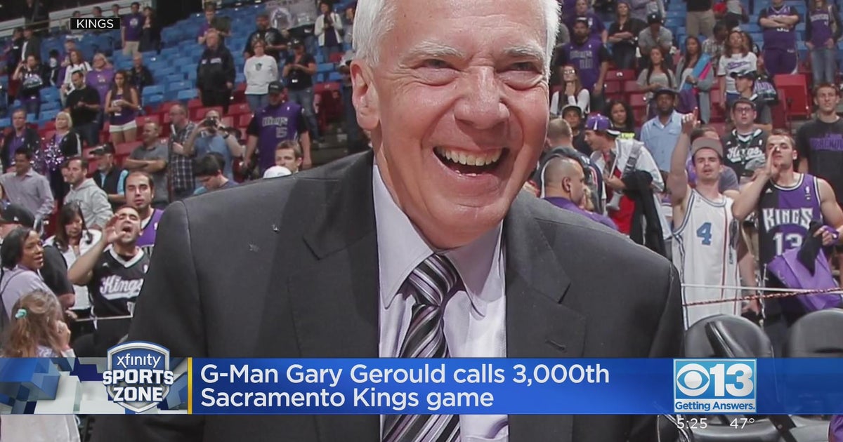 "G-Man" Gary Gerould calls 3,000th Sacramento Kings game - CBS Sacramento