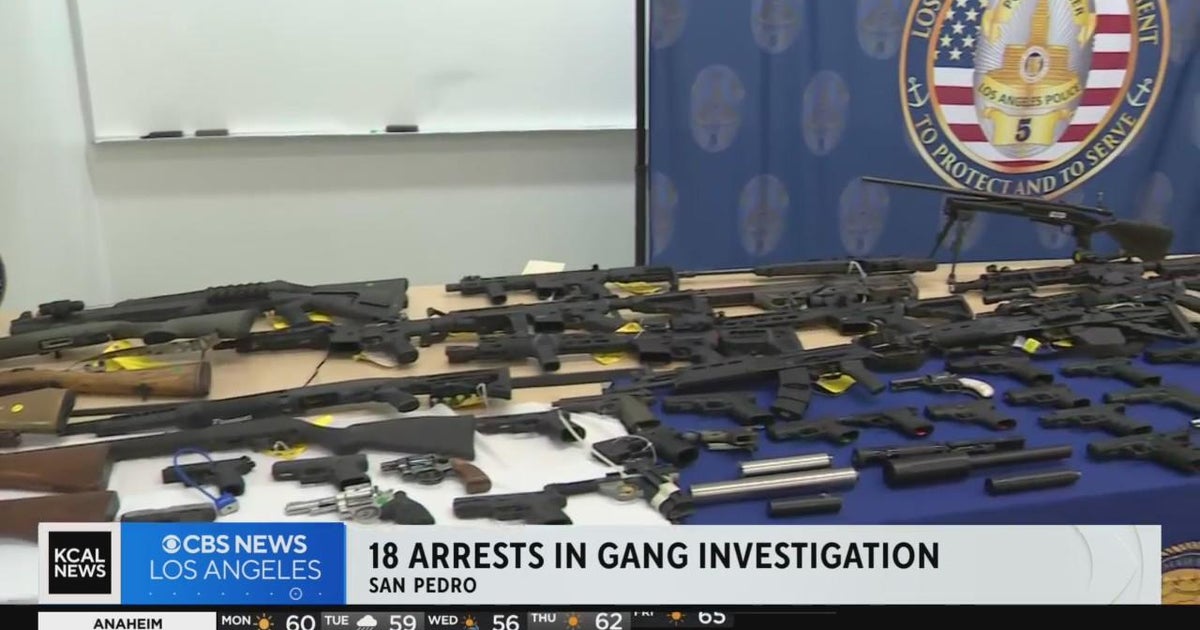 Years-long gang investigation leads to 18 arrests - CBS Los Angeles