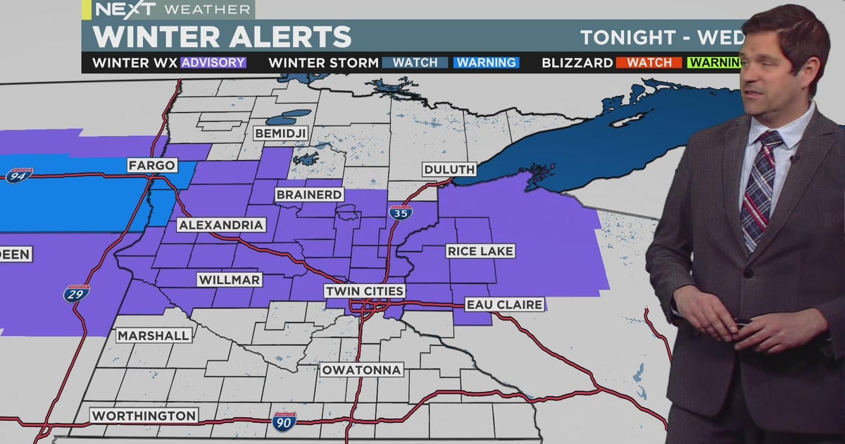 NEXT Weather: 9 a.m. weather report - CBS Minnesota