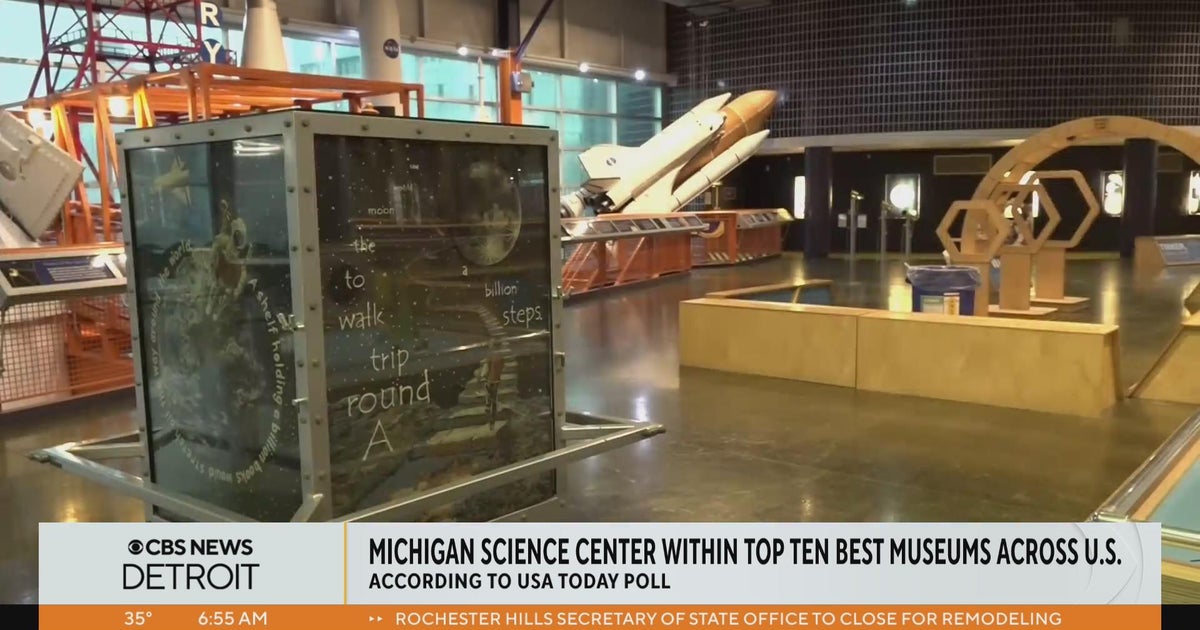 Michigan Science Center ranked top 10 best science museum in U.S. - CBS ...