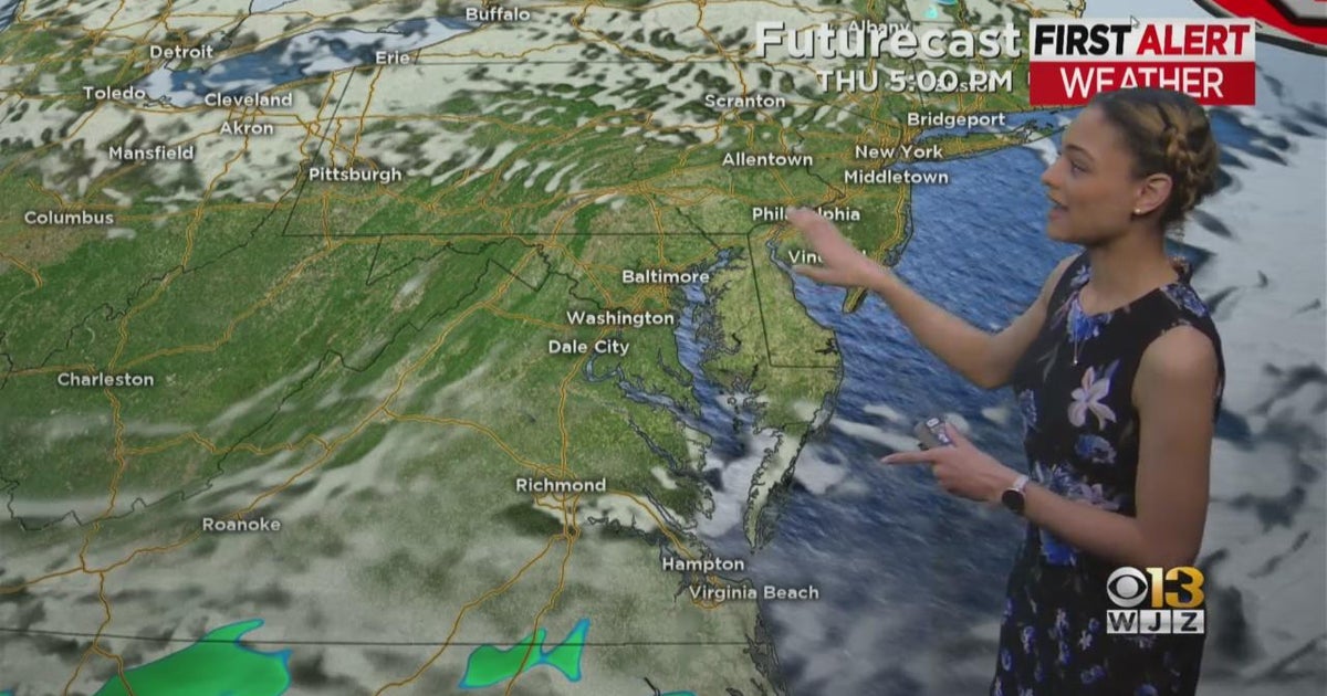 Meteorologist Abigail Degler has your Wednesday afternoon forecast - CBS Baltimore