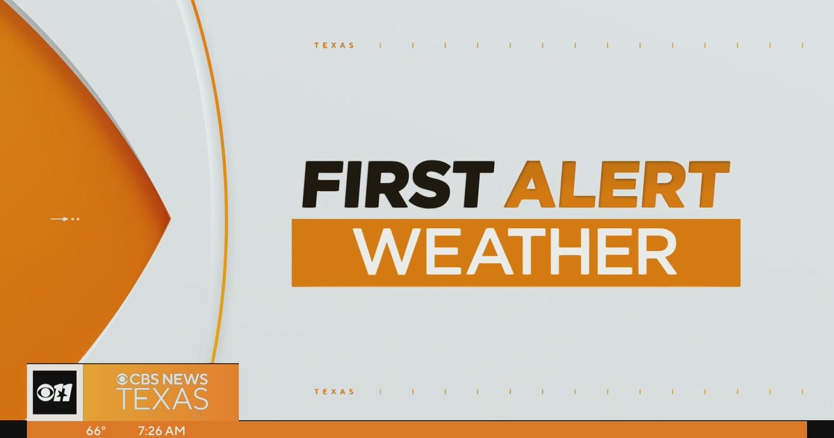 Severe Thunderstorm Watch for North Texas - CBS Texas