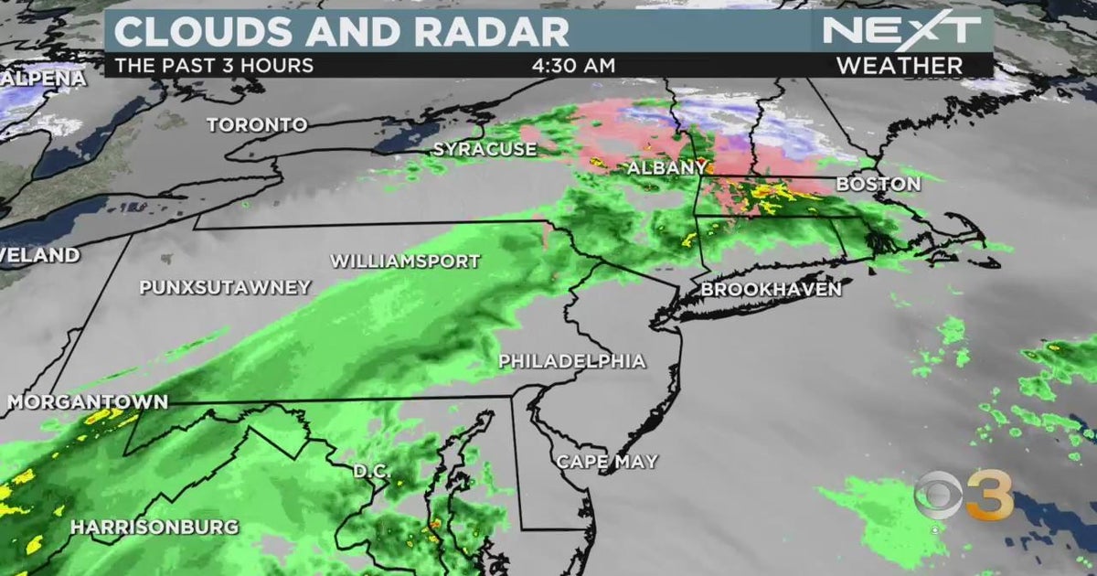 NEXT Weather: Thursday morning showers - CBS Philadelphia