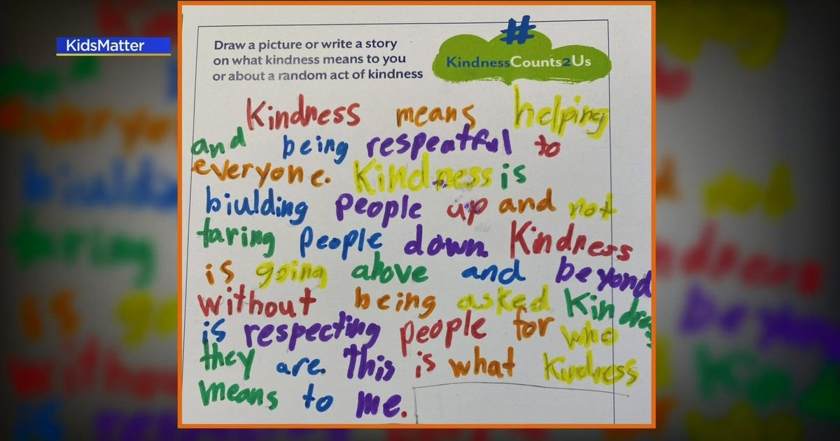 'Kindness Counts Challenge' underway through end of March - CBS Chicago