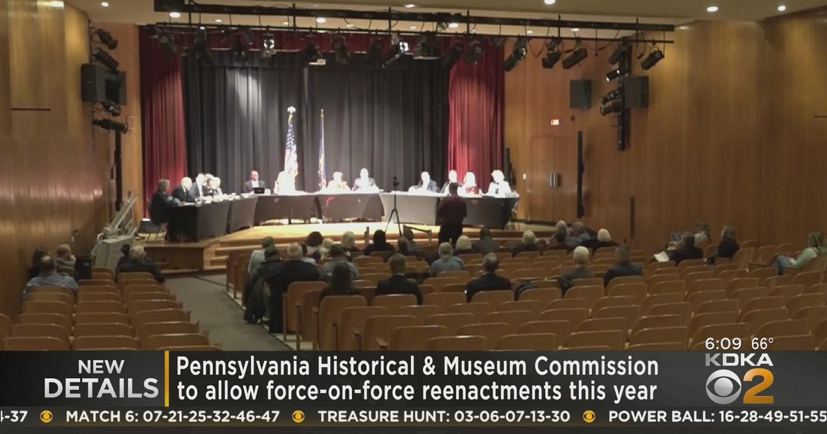 Pa. Historical & Museum Commission allows certain reenactments - CBS ...
