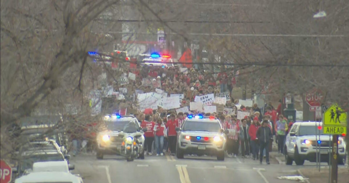 East High School students march to Colorado State Capitol after ...