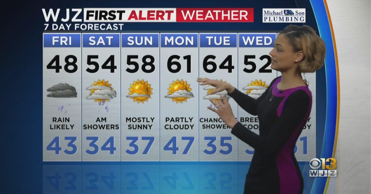 Meteorologist Abigail Degler has your Friday morning forecast - CBS ...