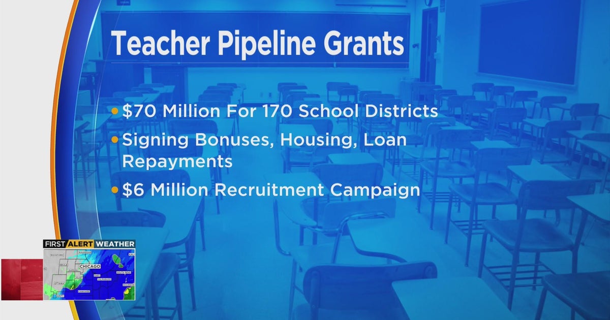Gov. Pritzker announces $70 million teacher pipeline program - CBS Chicago