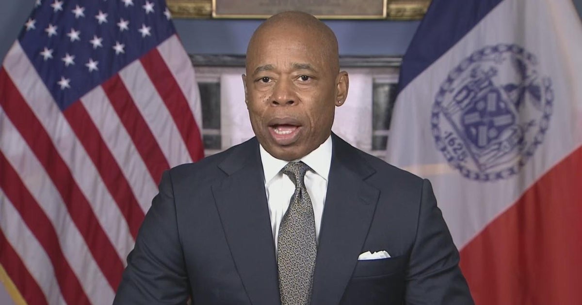 Mayor Adams talks crime, policing and more in NYC - CBS New York