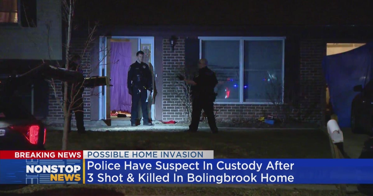 Shooter in custody after 3 killed in Bollingbrook home - CBS Chicago