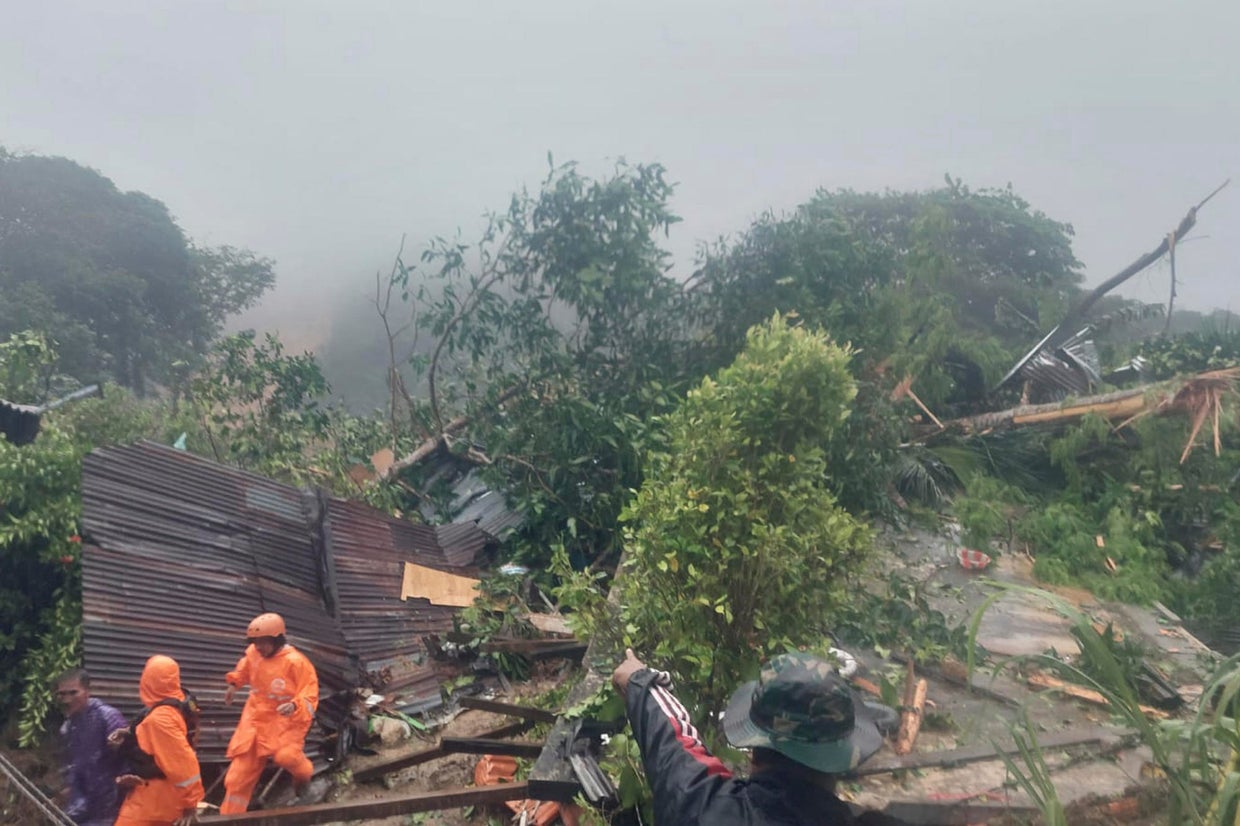 Indonesia landslide leaves dozens missing, at least 11 dead - CBS News