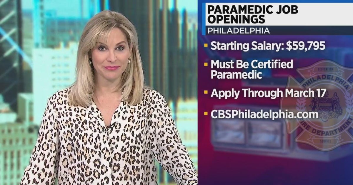 Philly launches new recruitment drive for paramedics - CBS Philadelphia