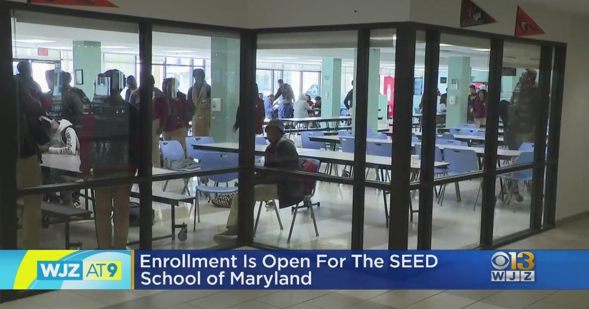Enrollment open for the SEED school of Maryland - CBS Baltimore