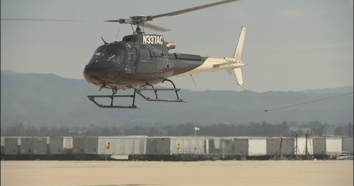 Volunteer helicopter pilots fly in supplies to San Bernardino mountain ...