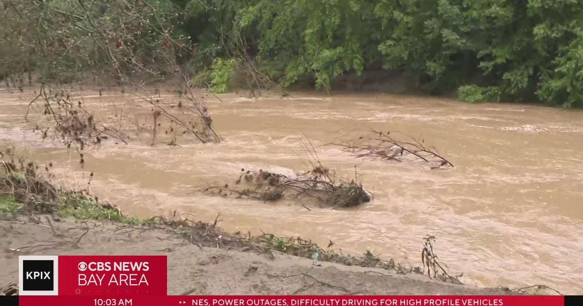 Atmospheric river: Residents near San Lorenzo River anxiously watch ...