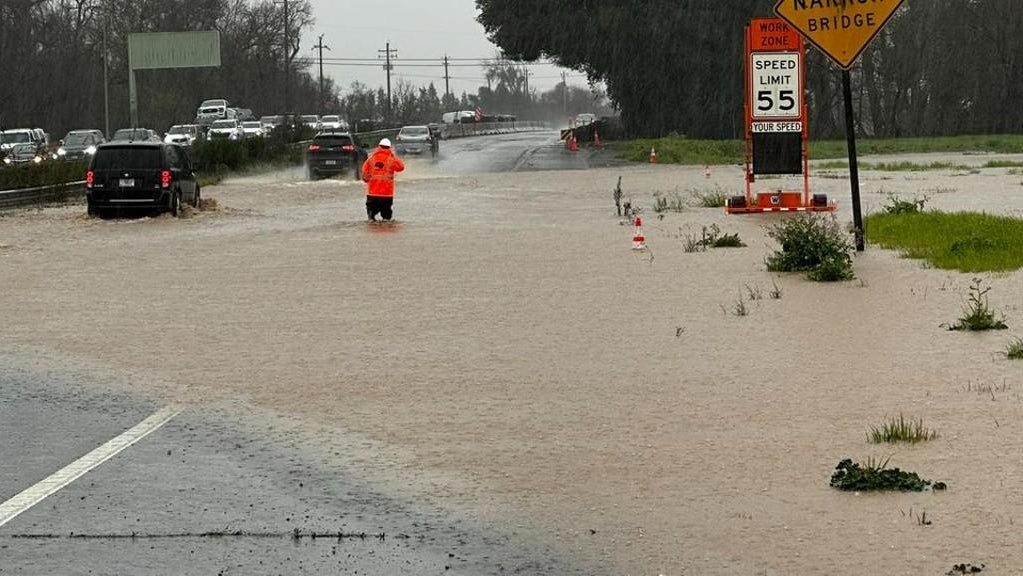 Latest atmospheric river storm brings flooding, road closures ...