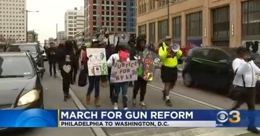 March for gun reform - CBS Philadelphia