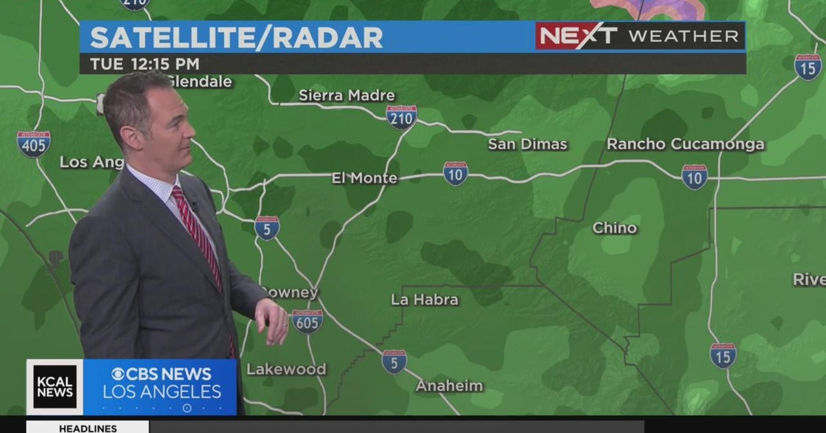 SoCal Rainstorm Latest: Flood advisories issued west of LA - CBS Los ...