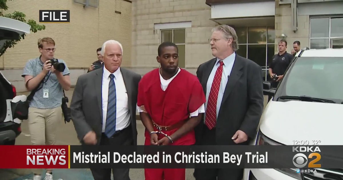 Mistrial declared in the trial of Christian Bey - CBS Pittsburgh
