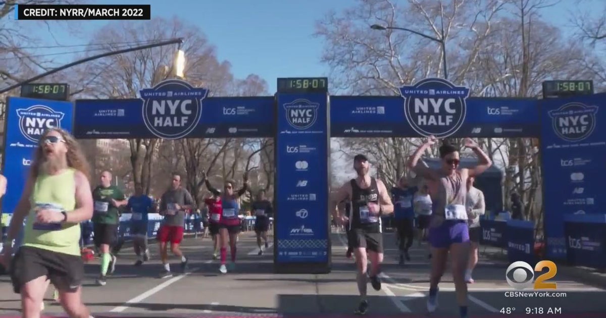 Running with purpose this New York City Half Marathon - CBS New York