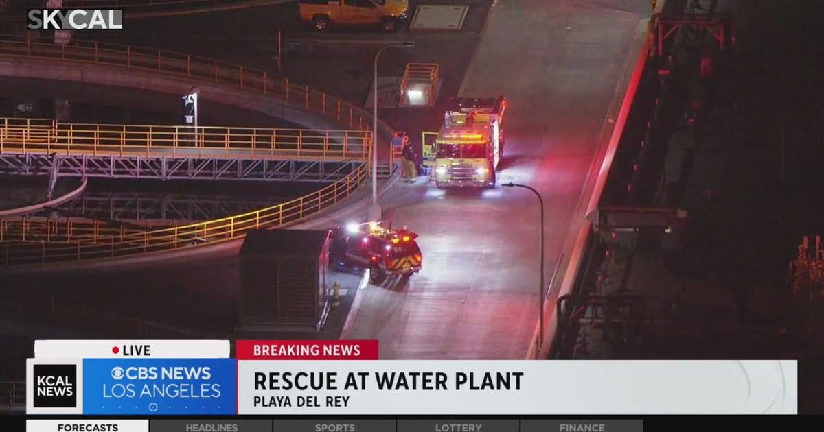 Rescue crews save man from 20-foot deep shaft at Hyperion water plant ...