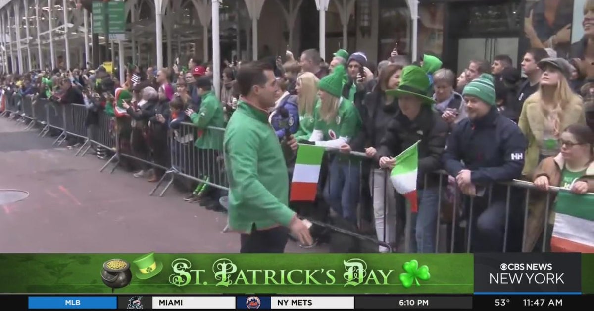 Irish pride on display along parade route - CBS New York