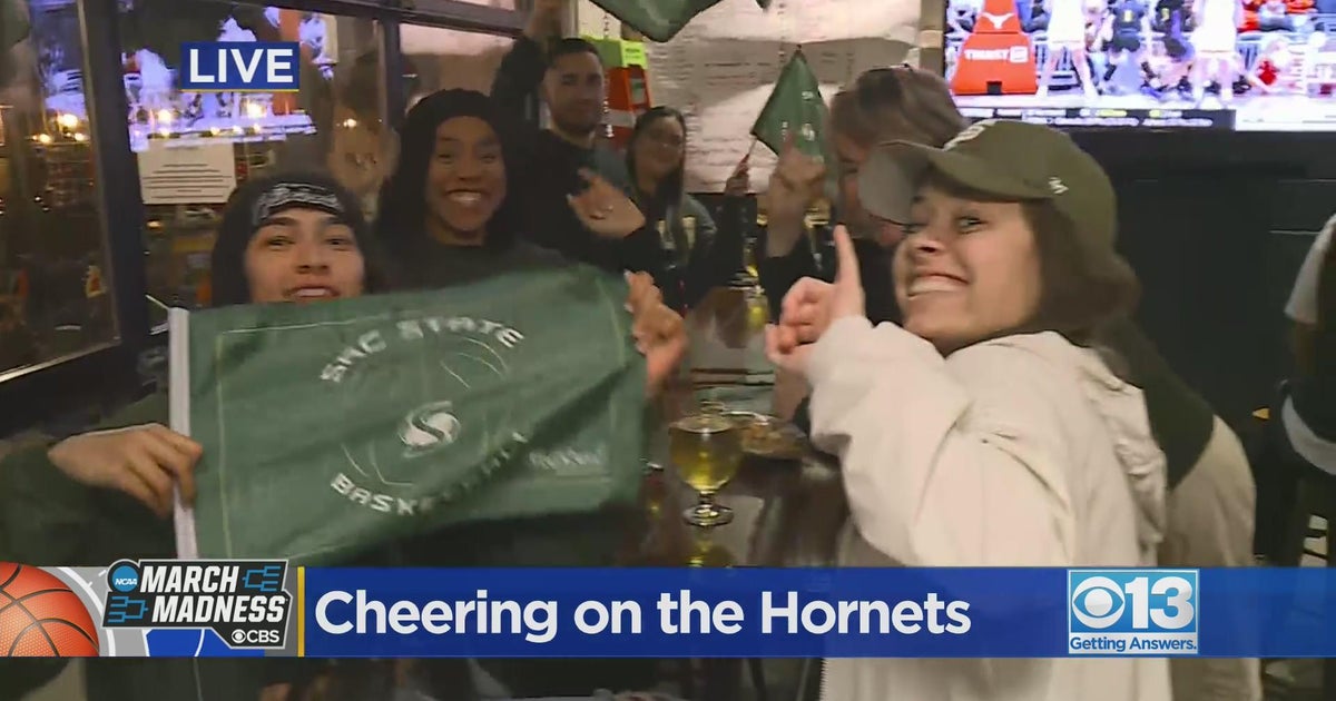 Sac State women's basketball fans gather to cheer on the Hornets - CBS ...