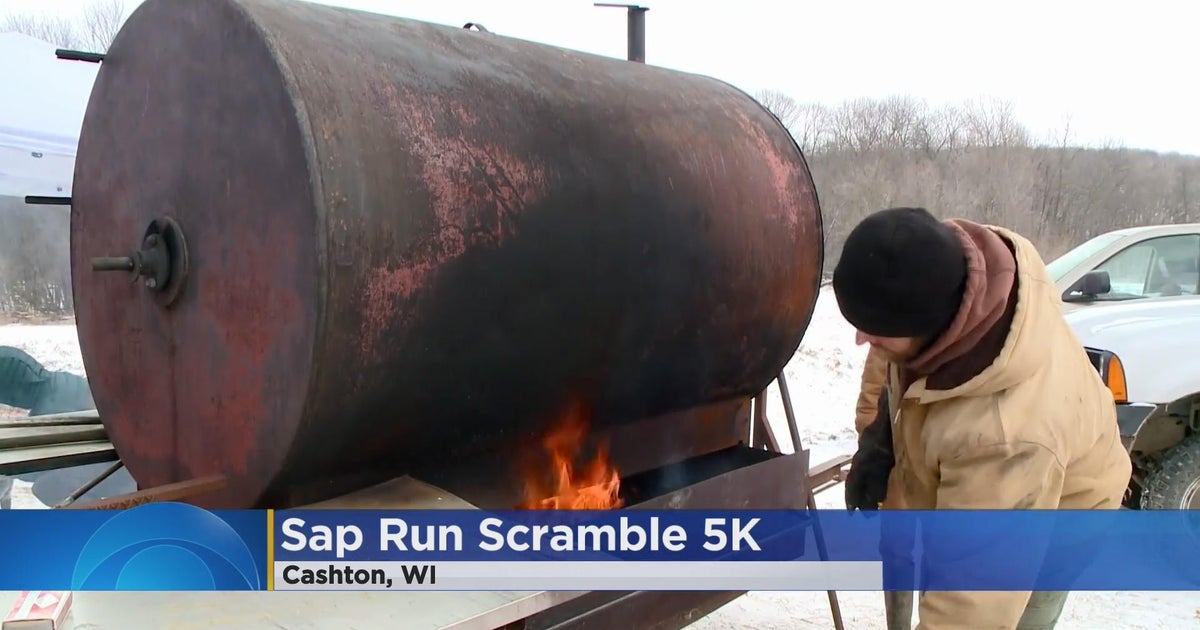 Second annual Sap Run Sample at B and E Farm’s Maple Forest - CBS Minnesota