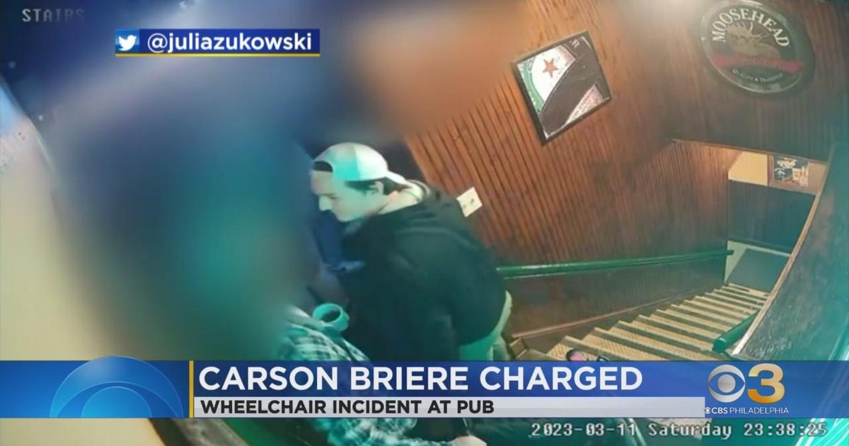 Carson Briere charged for pushing woman's wheelchair down steps - CBS ...